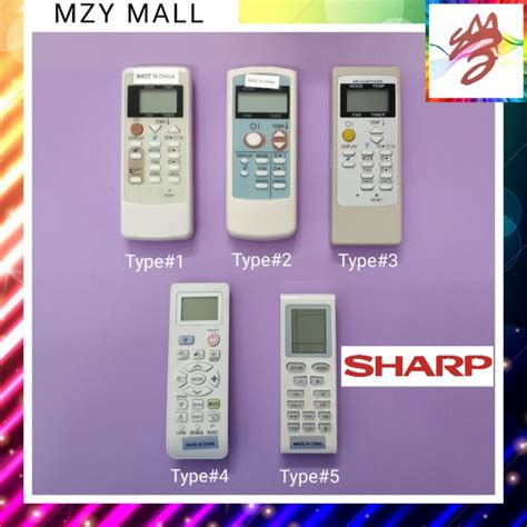 Sharp Air Cond Remote Control Remote Control Penghawa Dingin1pcs