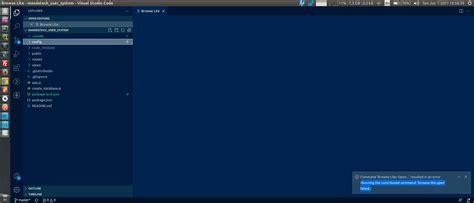 Can T Launch Browse Lite By F1 Browse Lite Open Failed Issue 6 Antfu Vscode Browse Lite