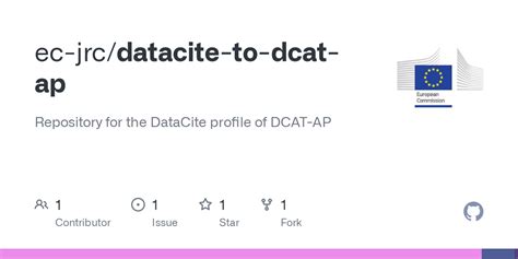 Github Ec Jrc Datacite To Dcat Ap Repository For The Datacite Profile Of Dcat Ap