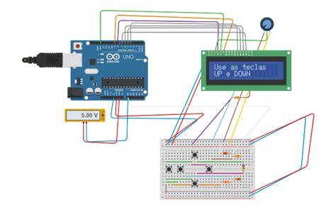 Circuit Design Trabalho Tinkercad