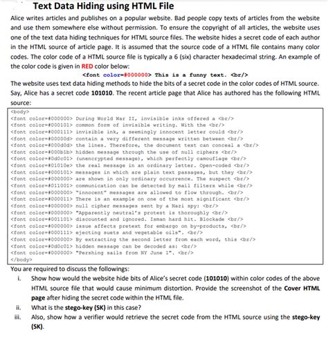 Solved Question About Steganography Source Code ≪body≫ ≪font 1 Answer Transtutors
