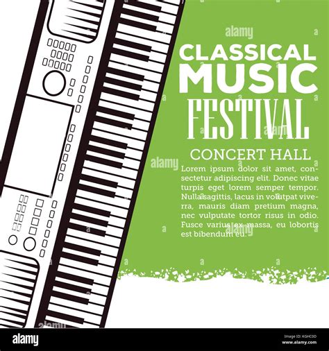 Classical Music Festival Flyer Stock Vector Image And Art Alamy
