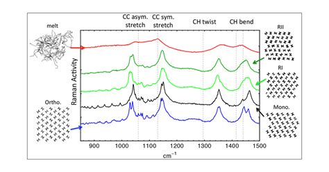 Predicting Raman Spectra Of Condensed Polymer Phases From Md Simulations Macromolecules