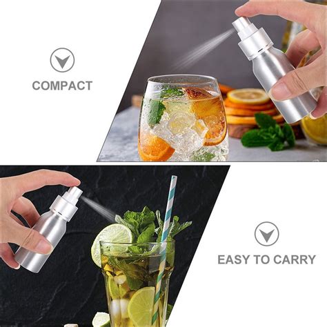 Refillable Mist Spray Bottle Cocktail Atomizer For Drinks And