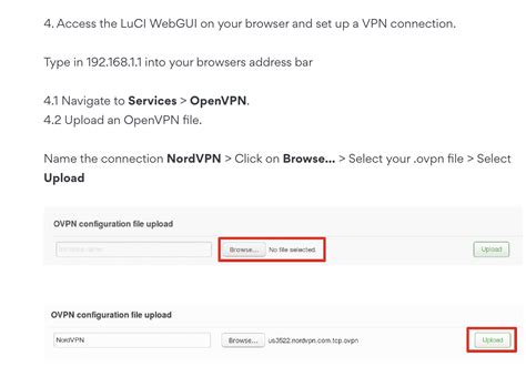 Wheres The Option To Upload Ovpn File Under Services Openvpn Network And Wireless