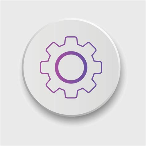 Setting Icon For Apps Or Web Interface With Button Set Of Settings