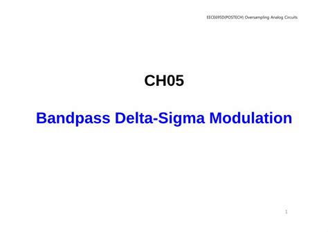 pdf ch05 bandpass delta sigma modulation dokumen tips