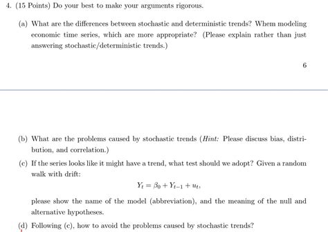 Solved 4 15 Points Do Your Best To Make Your Arguments