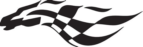 Checkered Flag Symbol Racing Royalty Free Vector Image