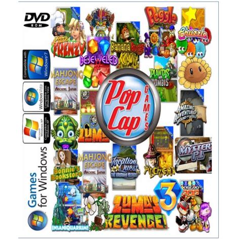Popcap Games Collections 80 In 1 Games For Windows Laptop Shopee