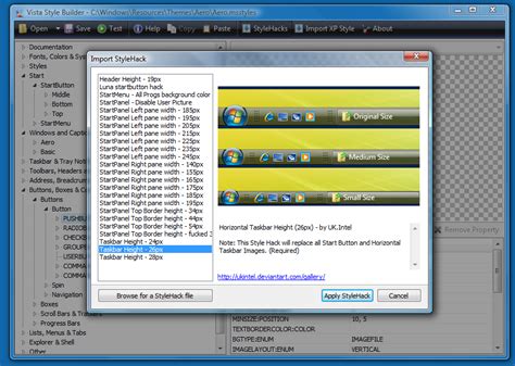 windows style builder airinglightning