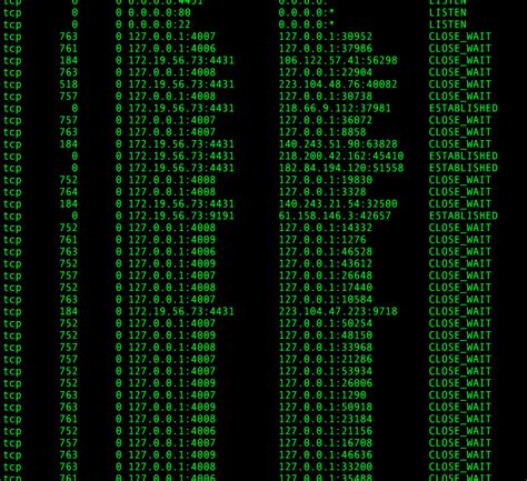 tcp连接数过多，connections累计过万，大量close wait状态，求原因分析
