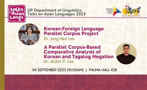 Talks On Asian Languages The Korean Foreign Language Parallel Corpus