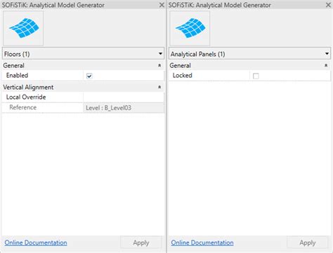 User Interface Sofistik Analytical Model Generator 2025