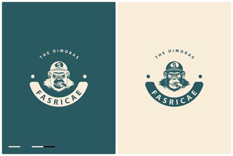 Premium Vector Creative Monkey Smoking Cigar Artwork Classic Style