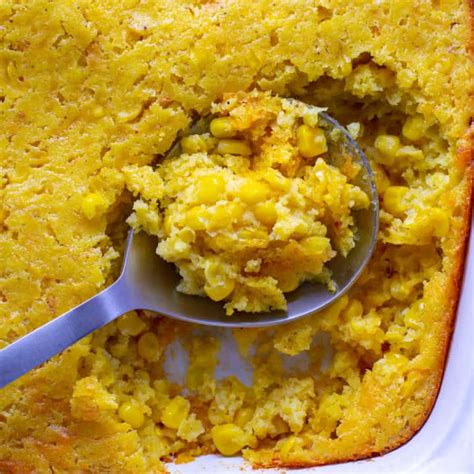 Southern Corn Pudding Casserole No Jiffy Mix Whole Made Living
