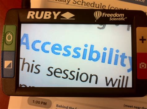 Product Description Ruby Cctv From Freedom Scientific