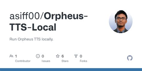 GitHub Asiff00 Orpheus TTS Local Run Orpheus TTS Locally