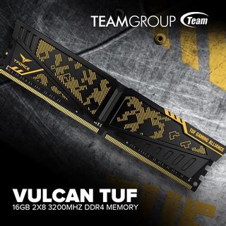 Team Elite Vulcan TUF 16gb 2x8 Memory 3200mhz Ddr4 Best Seller Brand New Original Cheapest