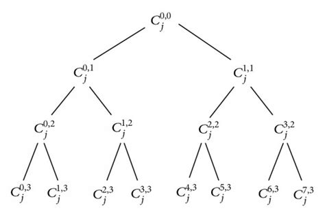 The Hierarchical Tree Of Decomposition Coefficients In Three Scales