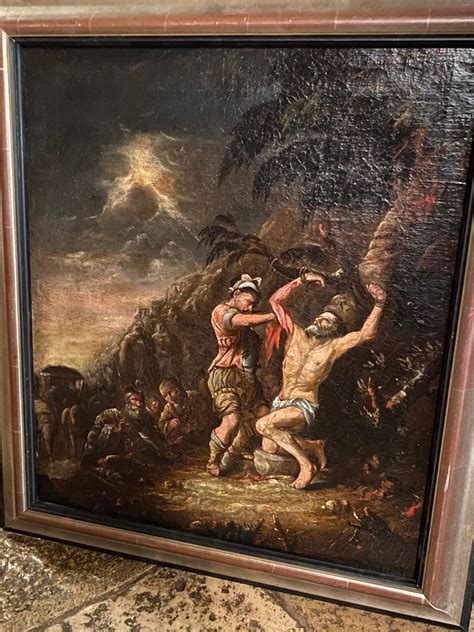 Proantic Le Martyre De Saint Barthélémy école Italienne Du XVII Eme
