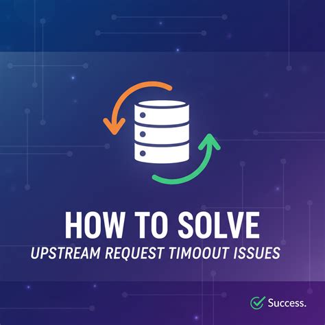 How To Solve Upstream Request Timeout Issues