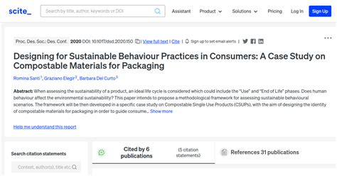 Designing For Sustainable Behaviour Practices In Consumers A Case Study On Compostable