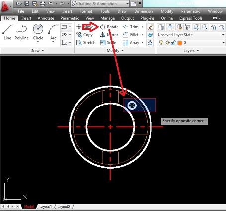 The Easy Way To Rotate An Object AUTOCAD DESIGN SIMPLE TUTORIAL