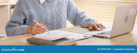 Woman Analyzes Data Graphs Works Intently In His Personal Office Stock Image Image Of