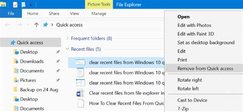 Windows How To Clear Recent Files From Quick Access In Windows
