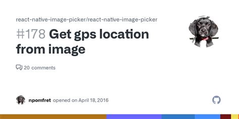 Get Gps Location From Image Issue React Native Image Picker React Native Image Picker