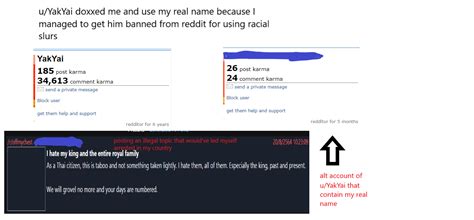 Sexpat In Thailand Doxxed Me And Larping As A Thai Person Elsewhere On