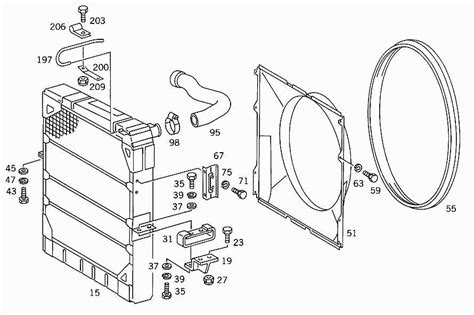 Exploring The Inner Workings Of A 2016 Mercedes Radiator Parts Diagram