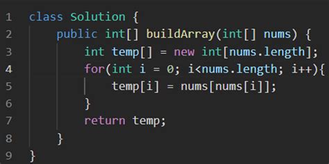 1920 Build Array From Permutation Leetcode Easy Dev Community