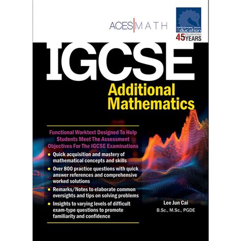 Igcse Additional Mathematics Topical Secondary Maths School Assessment Book Sap Shopee