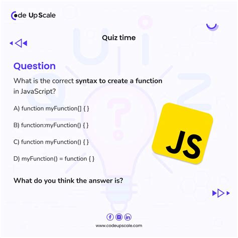code upscale on linkedin think you know javascript test your skills
