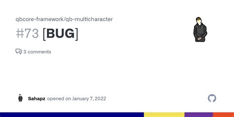 Bug · Issue 73 · Qbcore Frameworkqb Multicharacter · Github