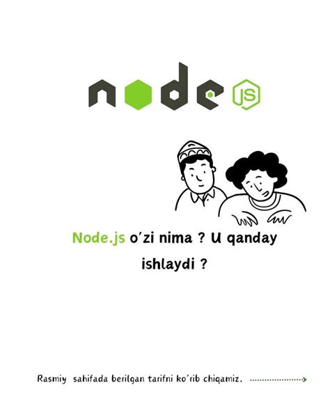 Rustamjon Nuriddinov 🚀 On Instagram Nodejs Haqida Siz Bilmagan Bazi
