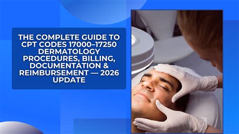 The Complete Guide To Cpt Codes 1700017250 Dermatology Billing