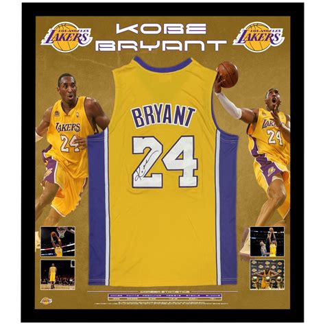 Basketball Kobe Bryant Signed And Framed Panini Authentic Los Angeles