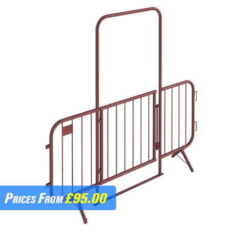 Walkthrough Barrier With Spring Loaded Gate
