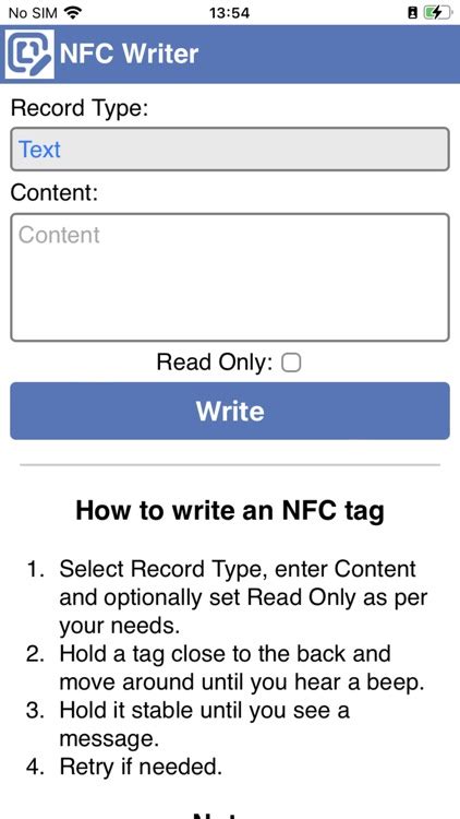 Abiro Nfc Writer By Anders Borg