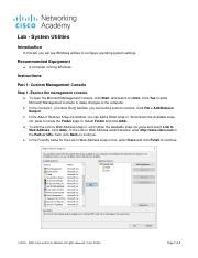 Lab System Utilities Pdf Lab System Utilities Introduction In This Lab You Will