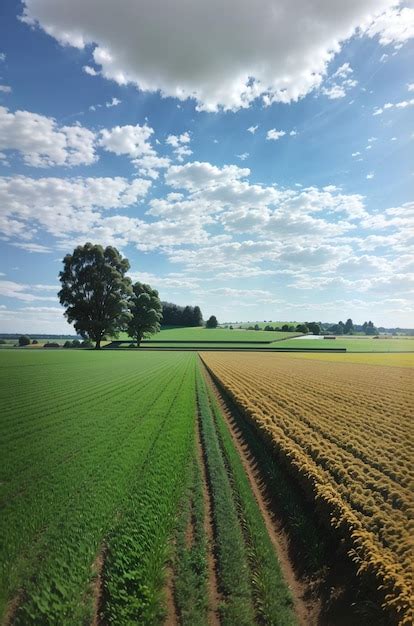 Premium Ai Image Double Field Concept