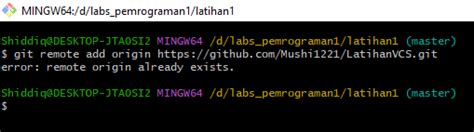 GitHub Mushi1221 LatihanVCS
