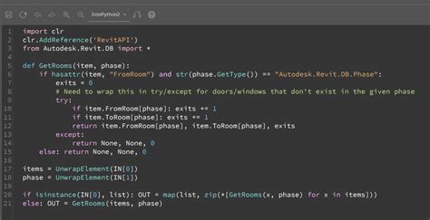 Null Output From Dynamo Revit Door Rooms Revit Dynamo