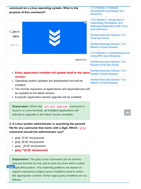 devnet associate version 1 0 module 1 exam answers pdf pdf