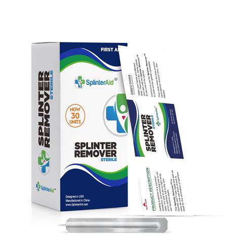 Splinteraid Quick Splinter Remover Painless Disposable Emergency