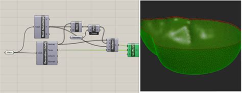 Cant Move Mesh Vertices Grasshopper Vertex Grafting By The Way