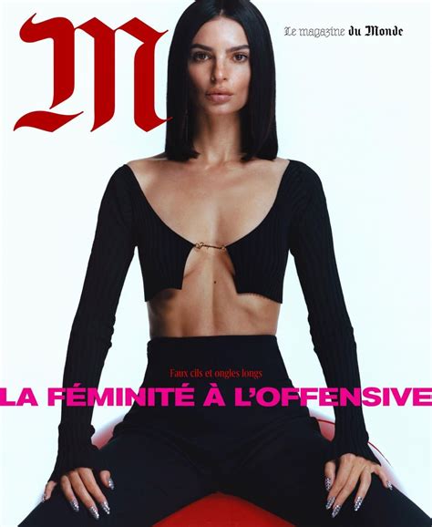 Emily Ratajkowski By Oliver Hadlee Pearch For M Le Magazine Du Monde